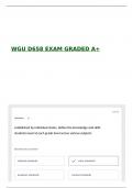 Wgu d658 - Study guides, Class notes & Summaries - Stuvia US
