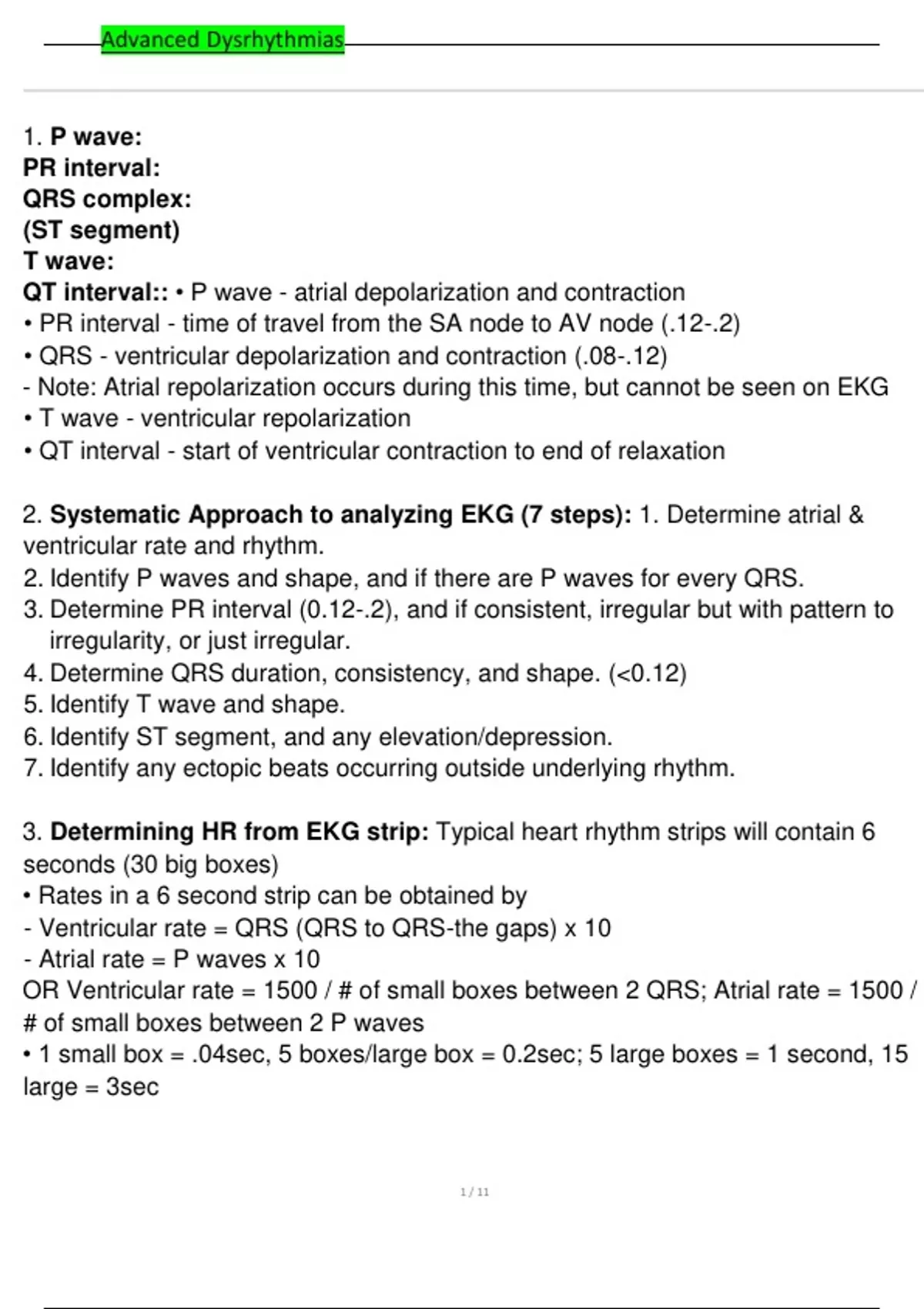 Relias advanced dysrhythmia exam a complete 52 questions answered step ...