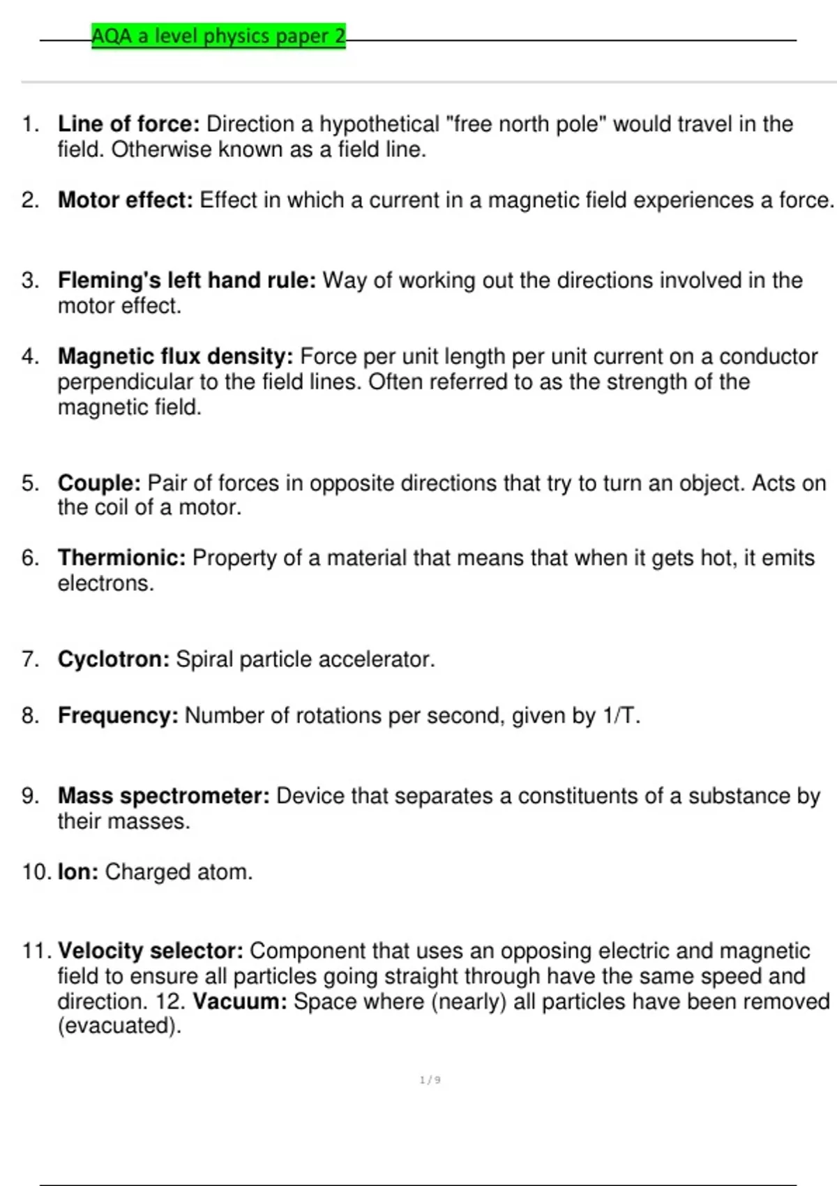 Aqa a-level physics (7408 2) question paper 2 2024 - AQA A-LEVEL ...