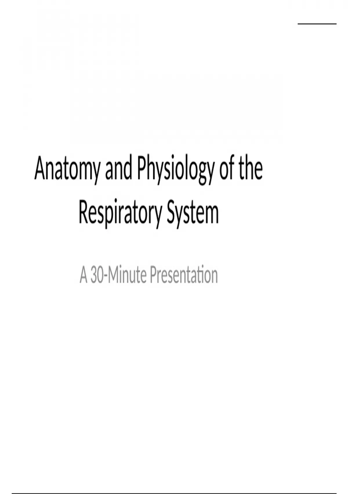 Cardio vascular pathophysiology, respiratory system pathophysiology ...