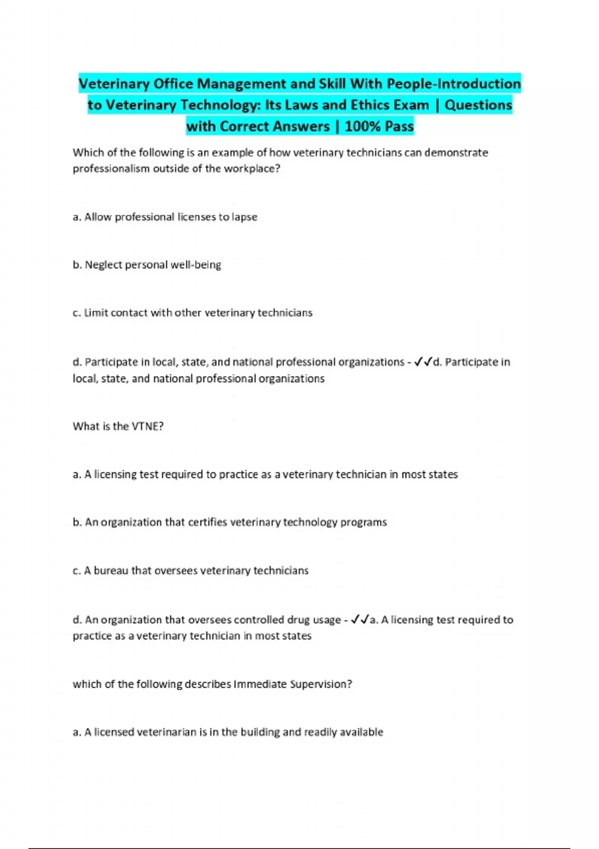Veterinary Office Management and Skill With People-Introduction to ...