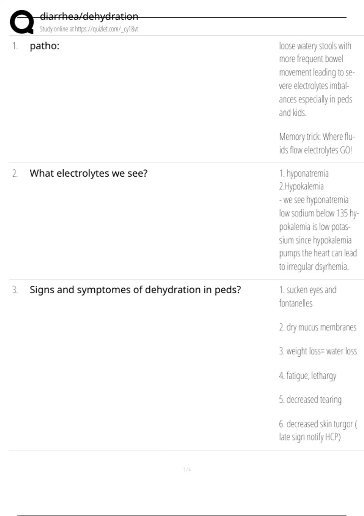 peds- diarrhea and dehydration | Next Gen NCLEX Case Study Topic ...