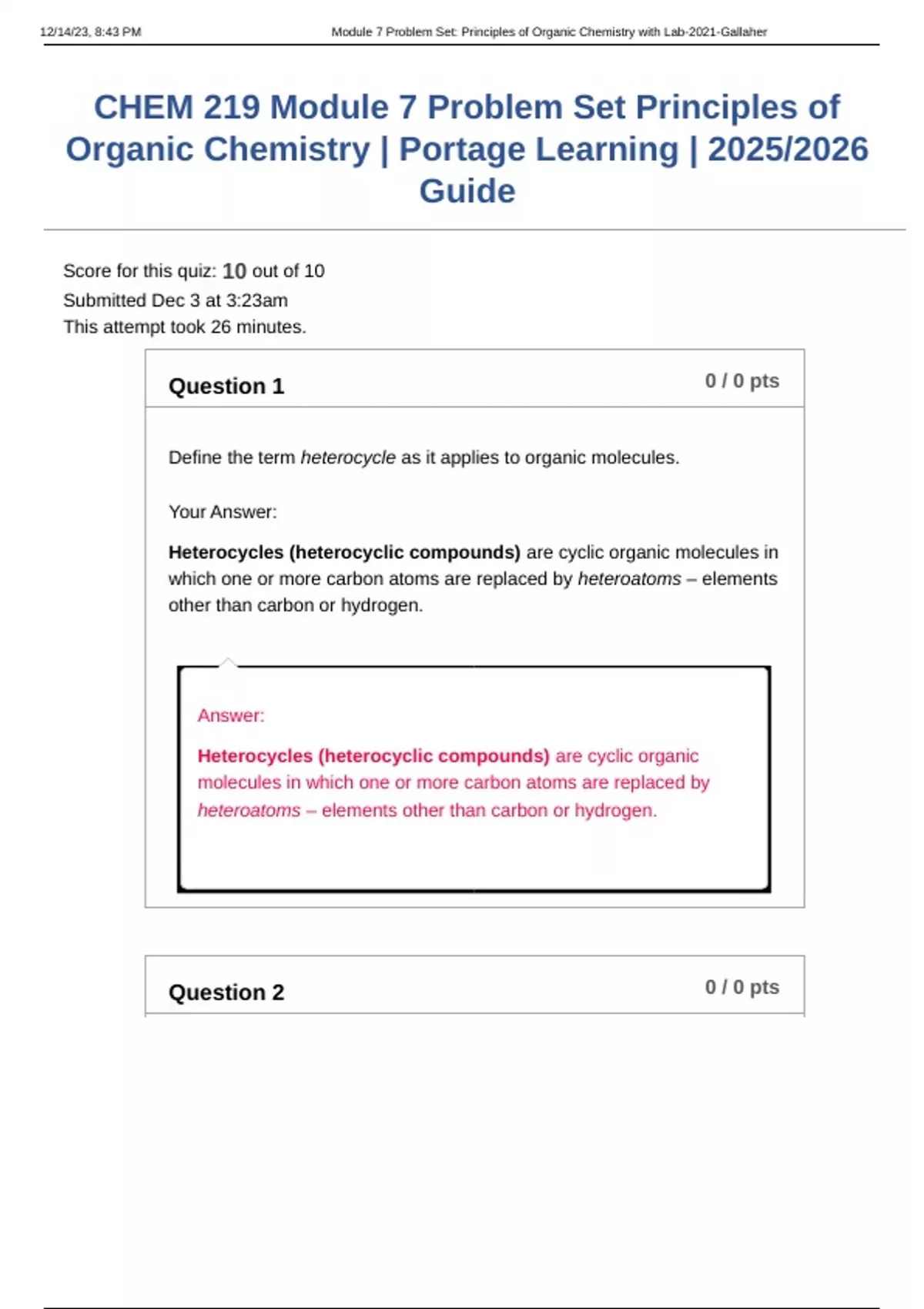 Bundle for CHEM 219 Module 1 | Module 2 | Module 3 | Module 4 | Module 5 | Module 6 | Module 7 ...