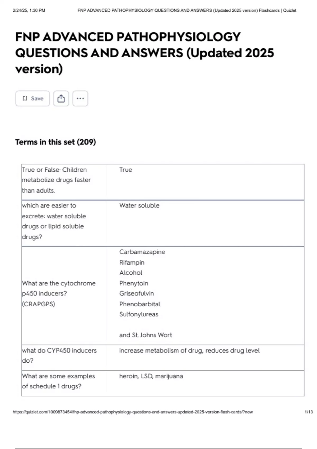 FNP ADVANCED PATHOPHYSIOLOGY QUESTIONS AND ANSWERS (Updated 2025 ...