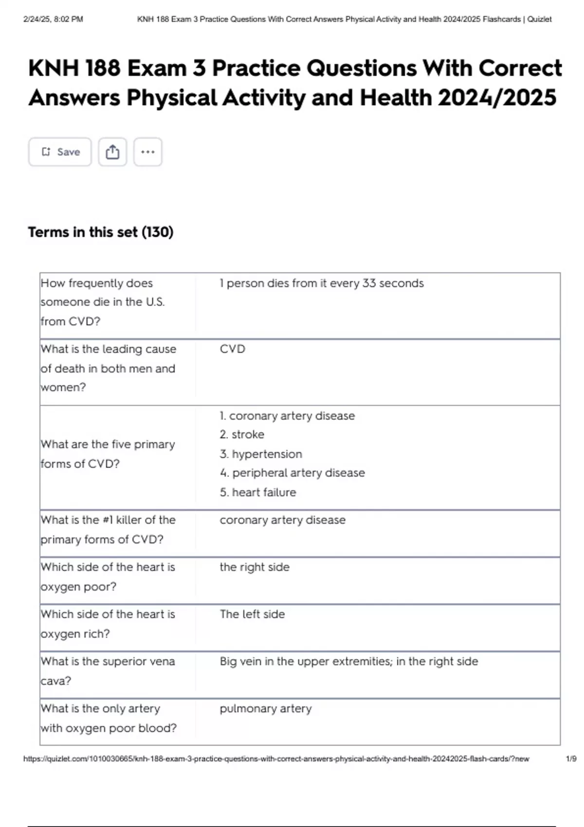 KNH 188 Exam 3 Practice Questions With Correct Answers Physical ...