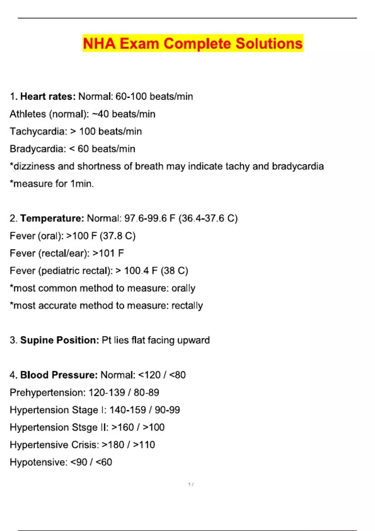 NHA Exam (Latest 2025 / 2026 Update) Questions and Verified Answers ...