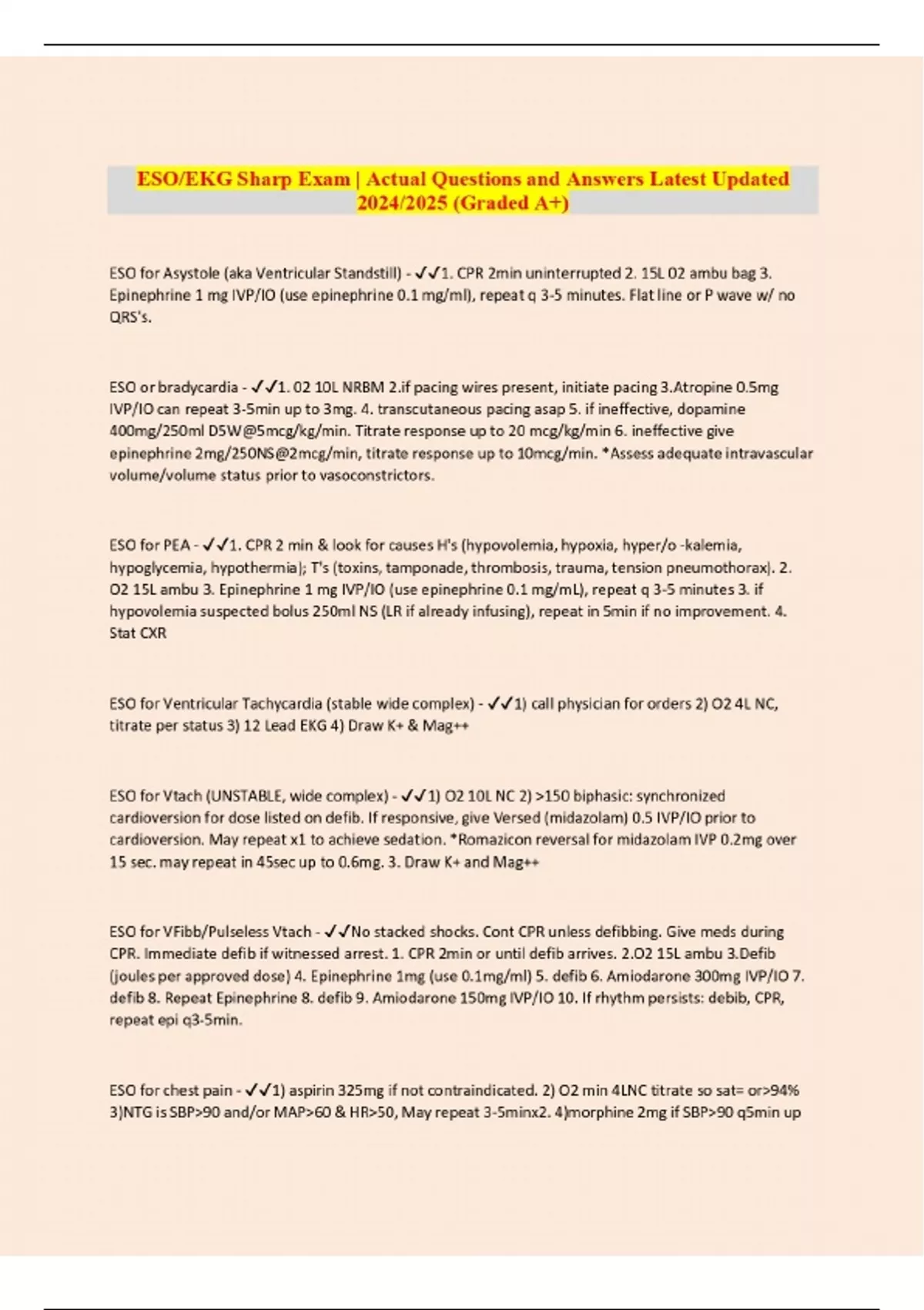 SHARP Test | Actual Questions and Answers Latest Updated 2024/2025 ...