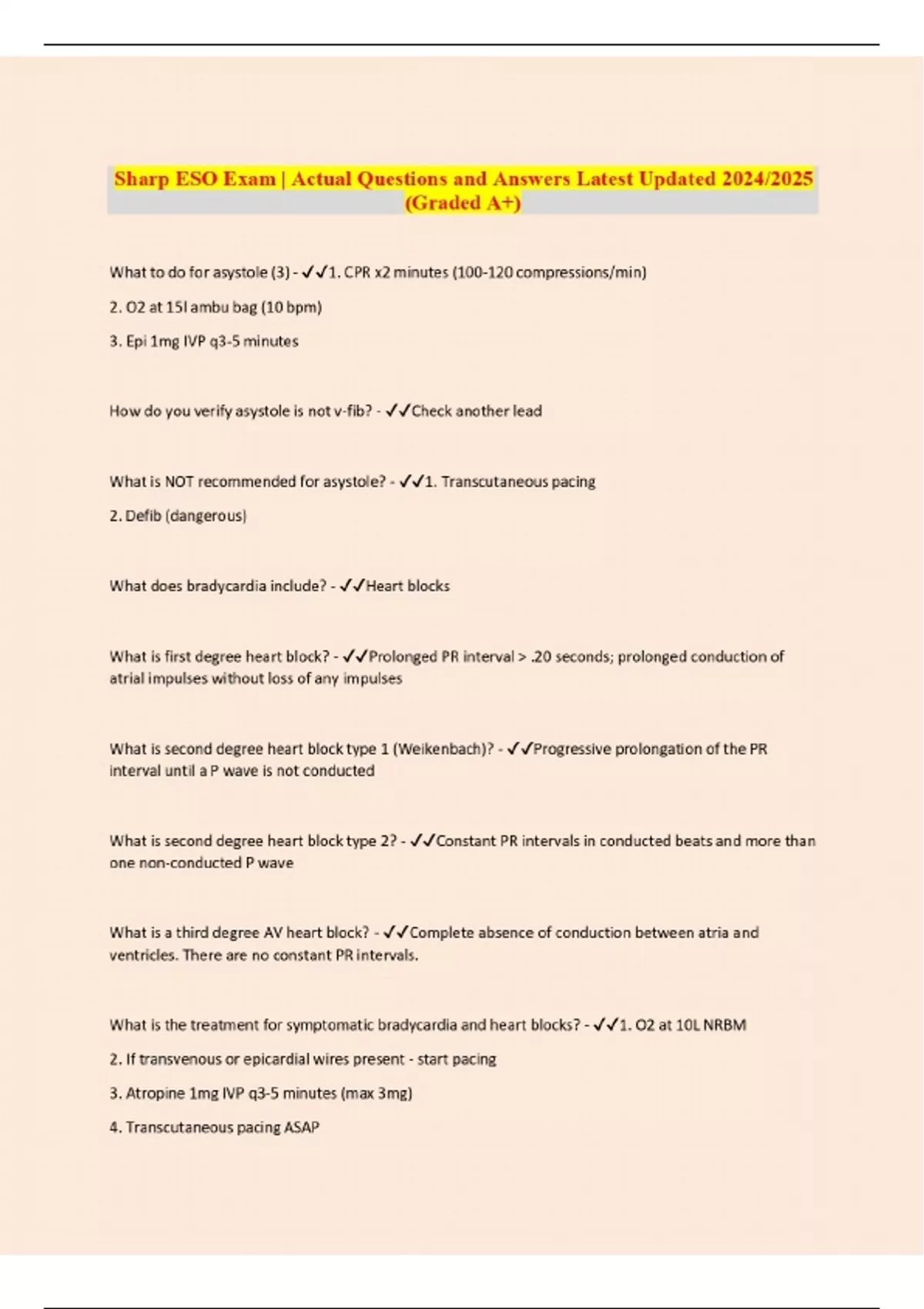 SHARP Test | Actual Questions and Answers Latest Updated 2024/2025 ...