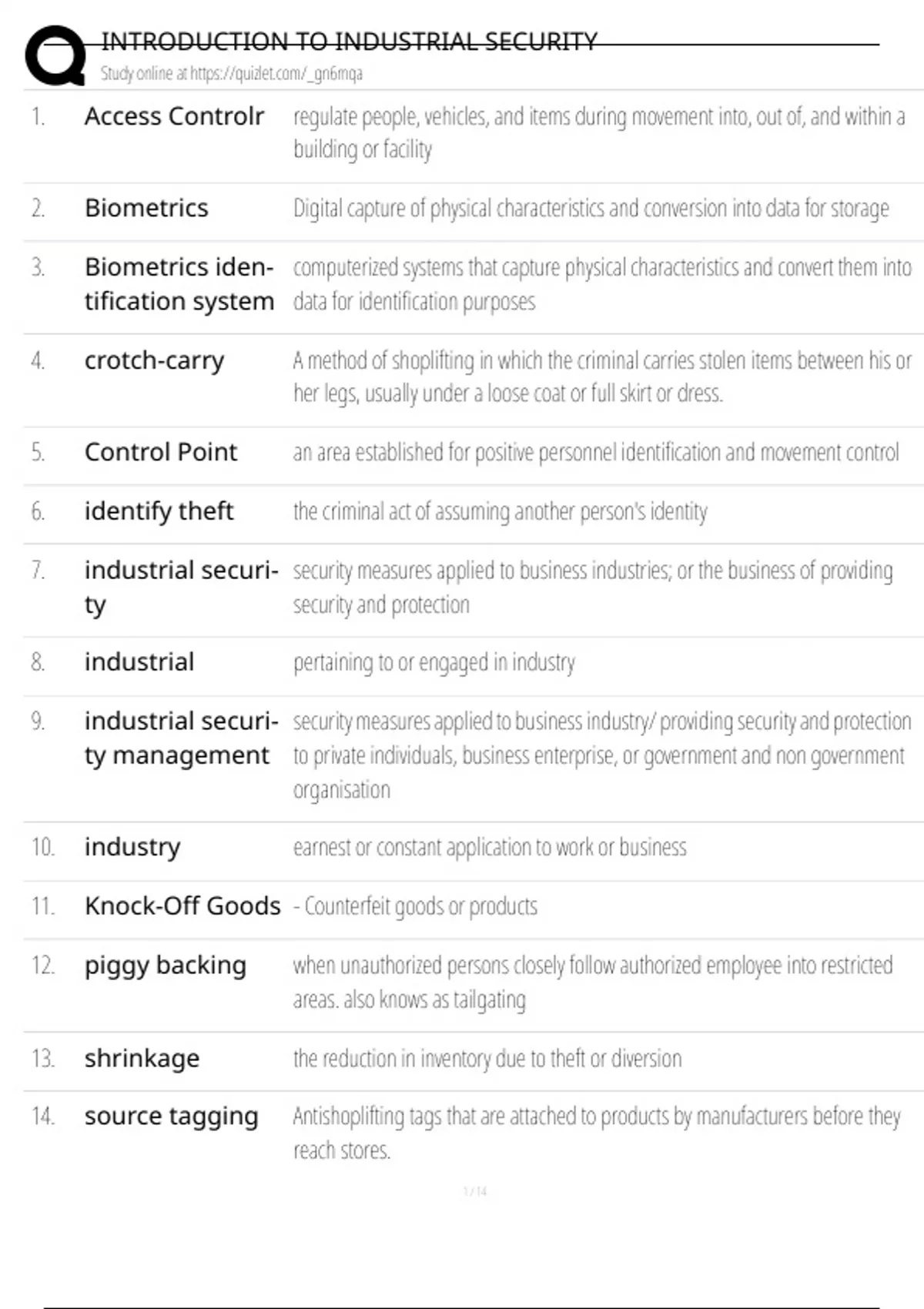 INTRODUCTION TO INDUSTRIAL SECURITY 2025| COMPLETE EXAM SET (questions ...