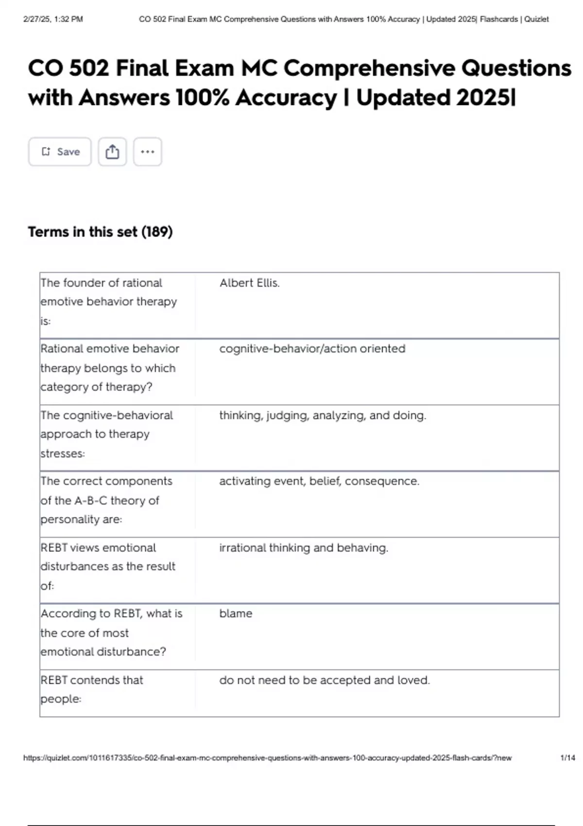 CO 502 Final Exam MC Comprehensive Questions with Answers 100% Accuracy ...
