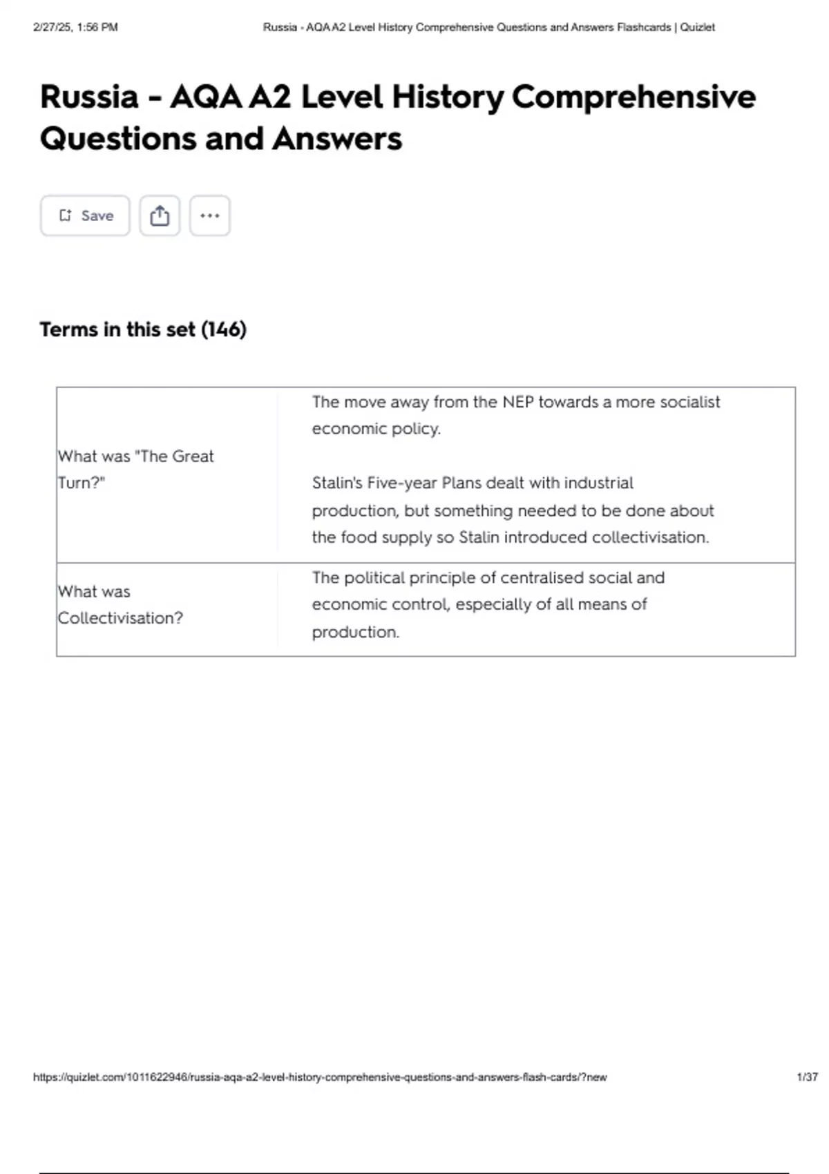 Russia - AQA A2 Level History Comprehensive Questions and Answers ...