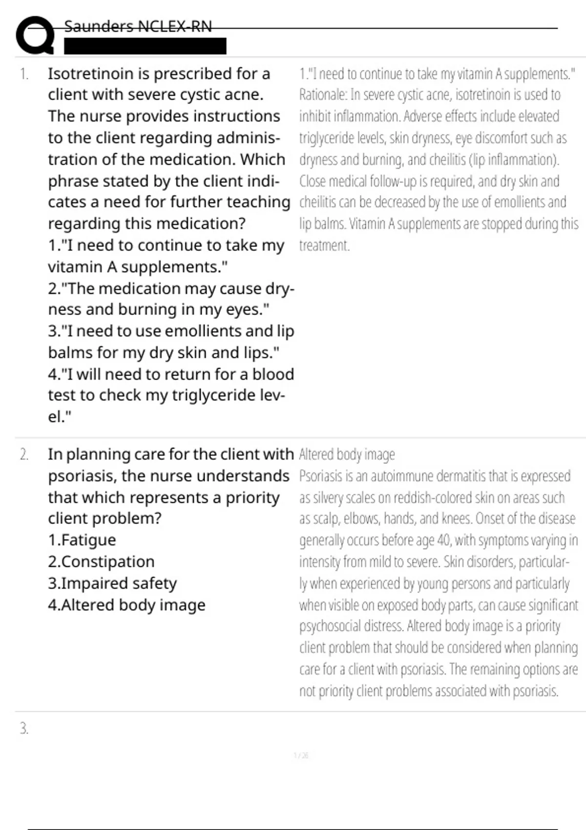 SAUNDERS NCLEX-RN 2025 9TH EDITION Comprehensive Questions and Answers ...