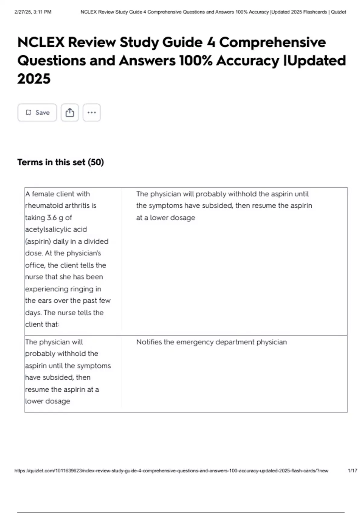 NCLEX Review Study Guide 4 Comprehensive Questions and Answers 100% ...