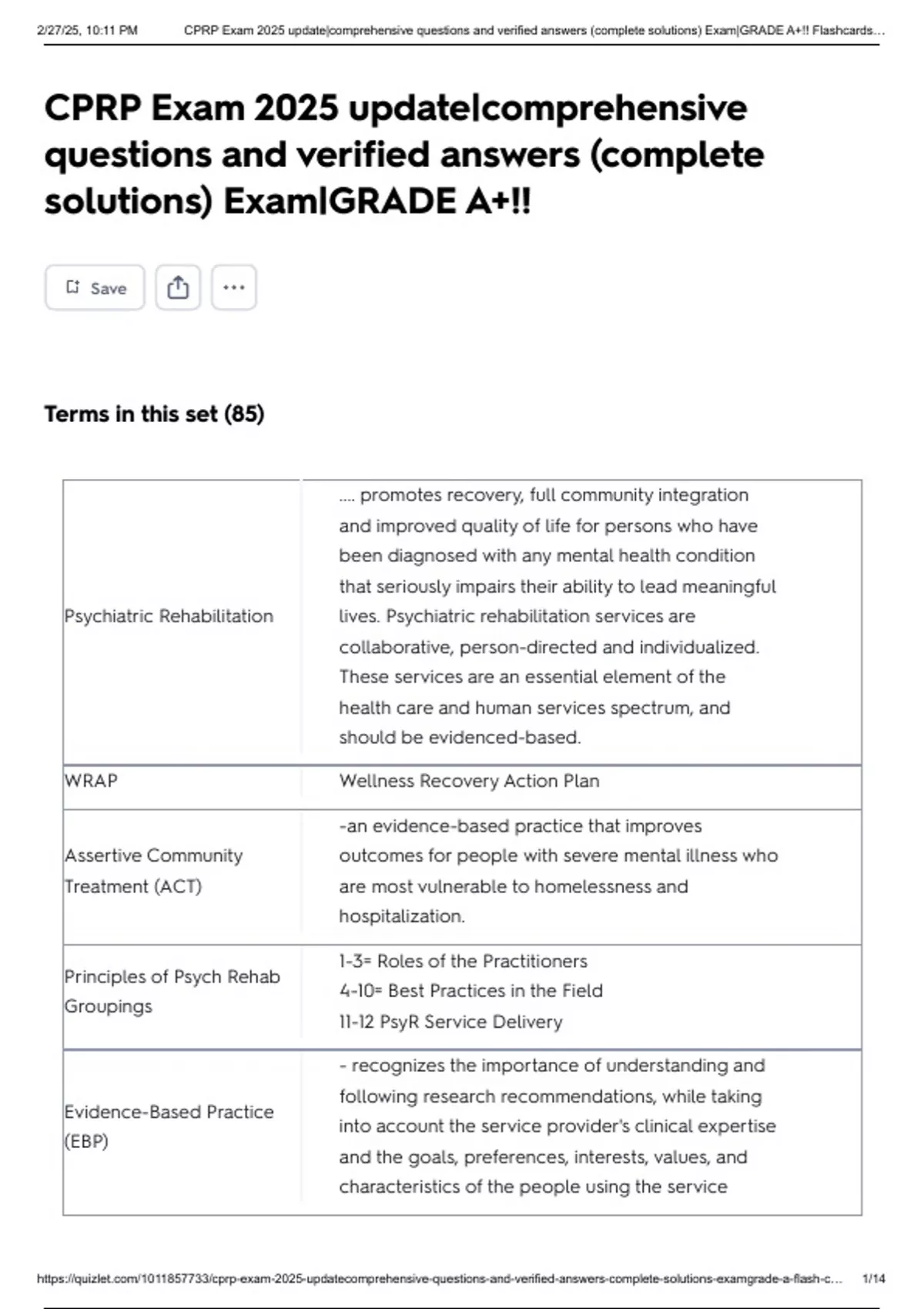 CPRP Exam 2025 update|comprehensive questions and verified answers ...