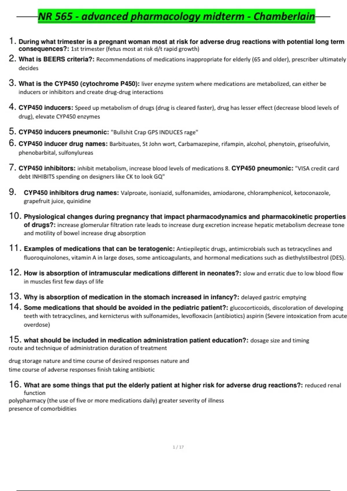 Nr565 midterm exam final newest latest update psychiatric assessment ...