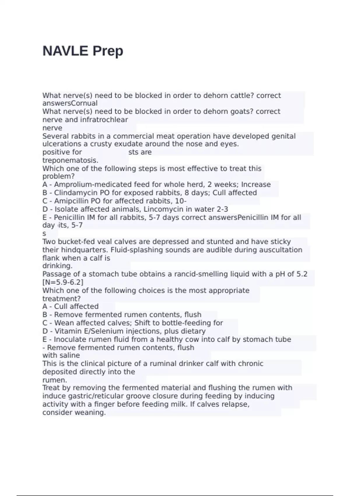 Zuku Navle Study Prep exam with 100% correct answers 2025 - Zuku Navle ...