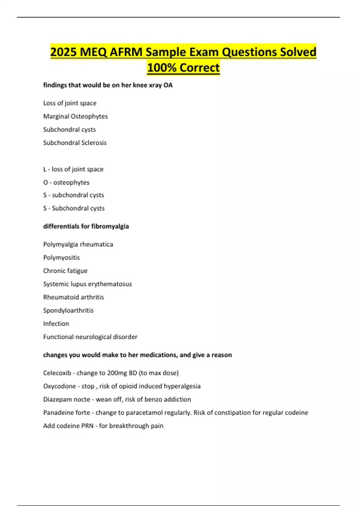 2025 MEQ AFRM Sample Exam Questions Solved 100% Correc - AFRM - Stuvia US