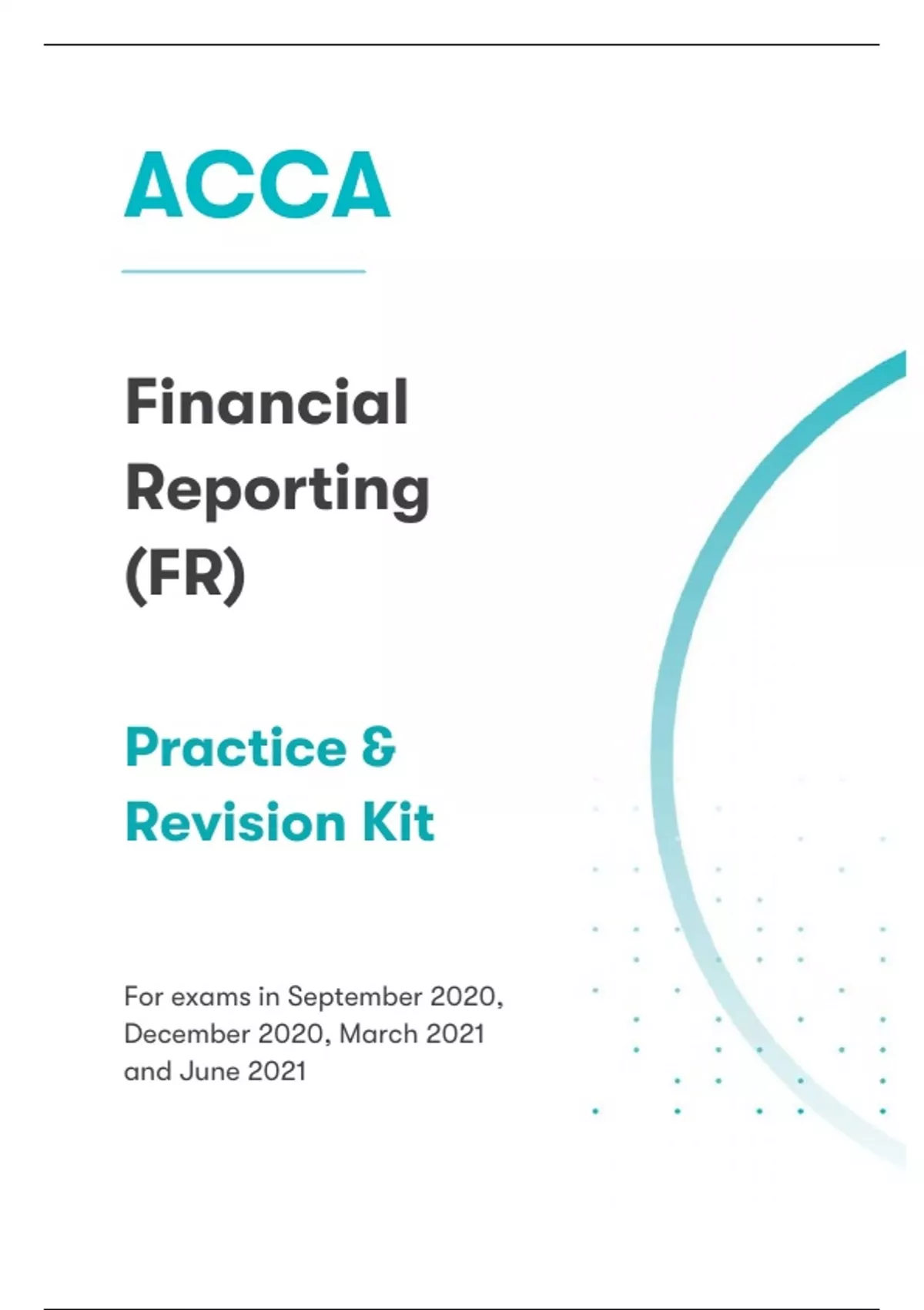Financial Reporting Practice & Revision Kit updated - Financial ...