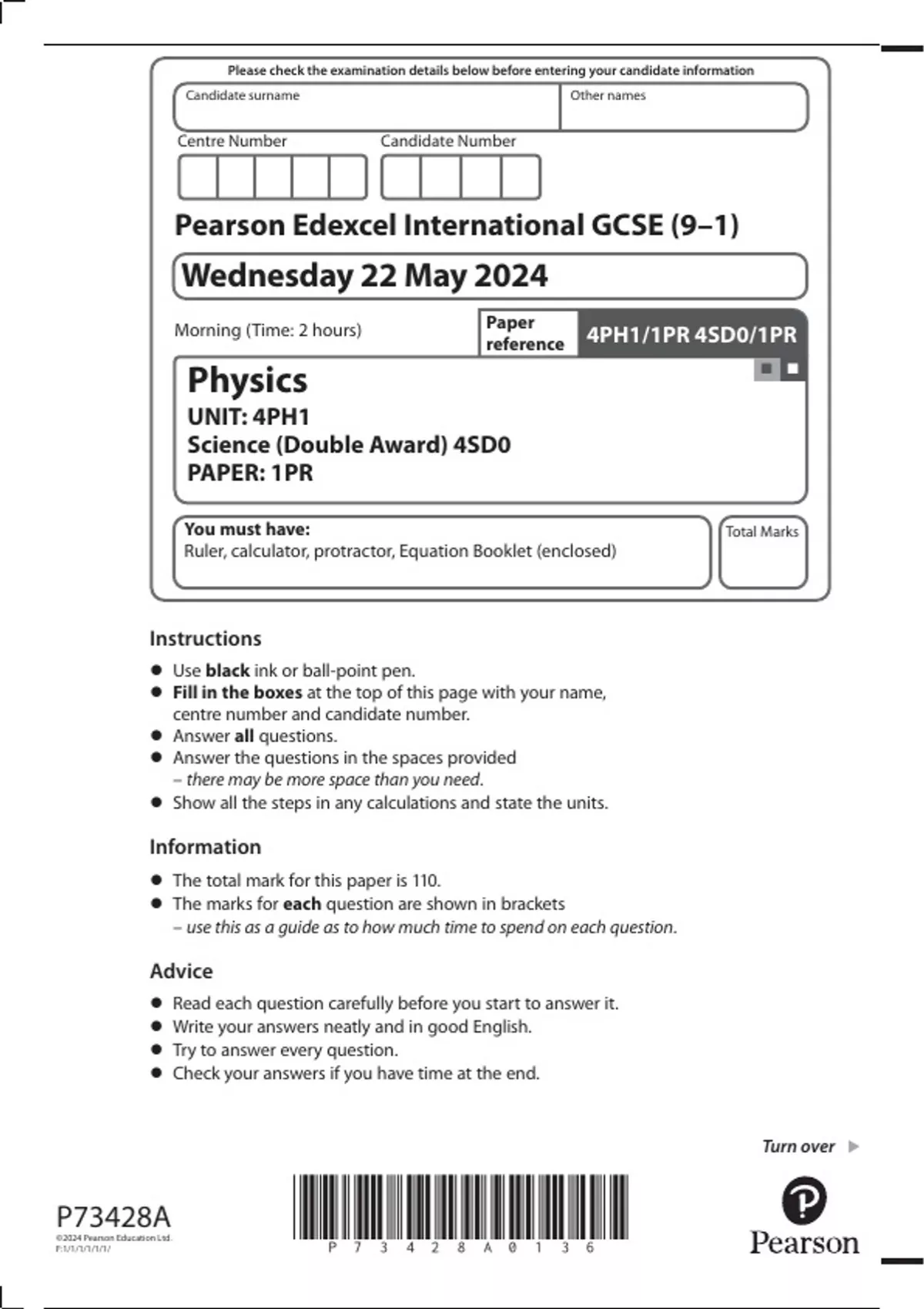 Igcse Edexcel Maths Question Papers From 2024 June Foundation And Higher Tier Maths Stuvia Uk