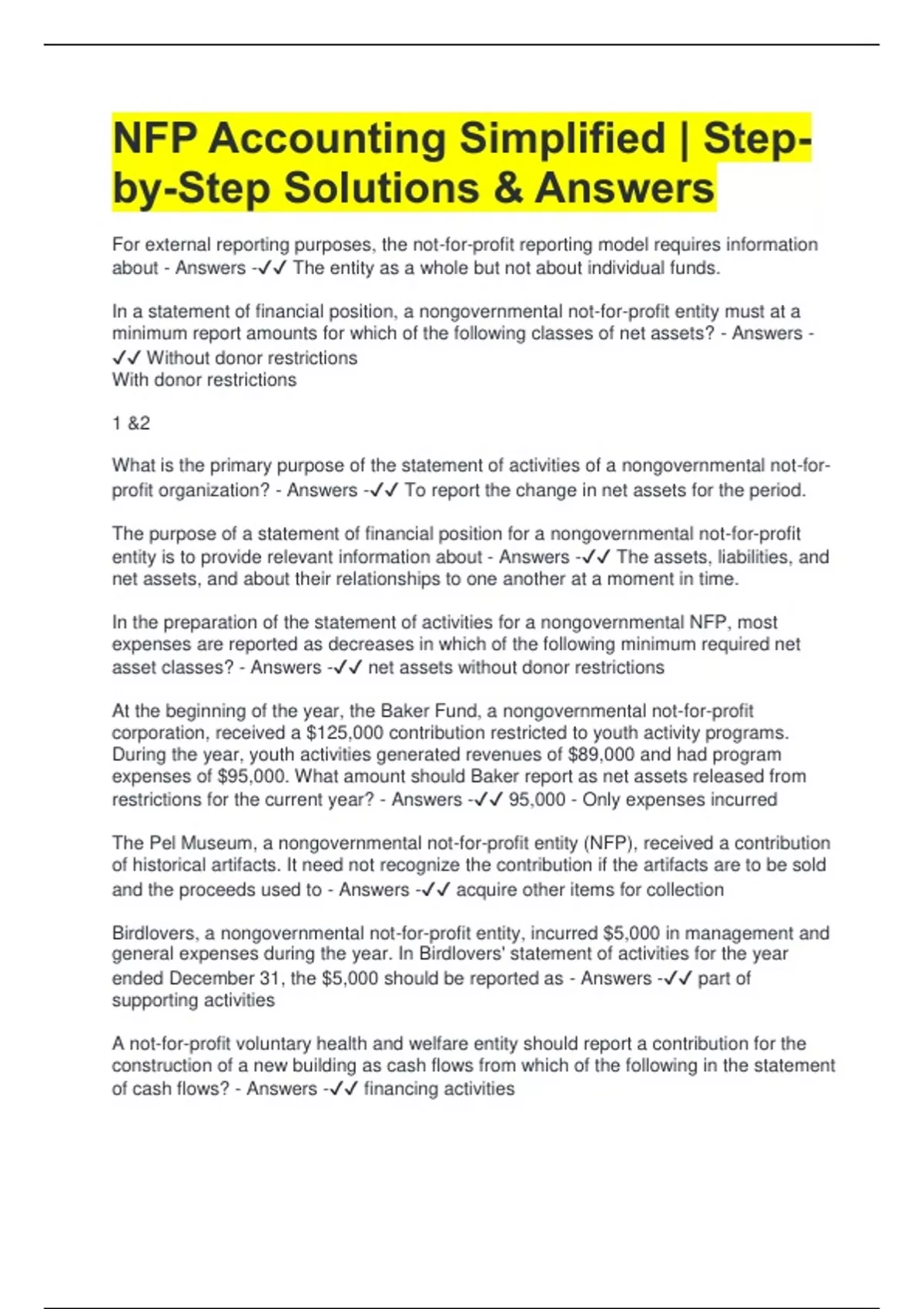 Bundle For NFP 2025 Accounting Guide | Everything You Need to Pass ...