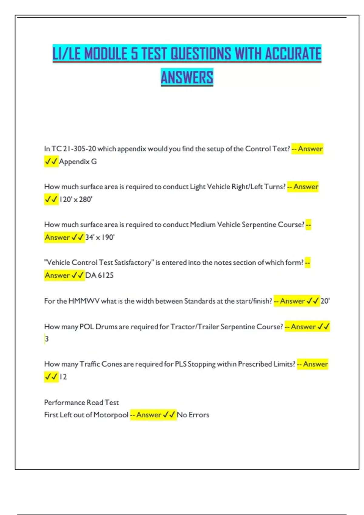 LI/LE MODULE 5 TEST QUESTIONS WITH ACCURATE ANSWERS - License ...