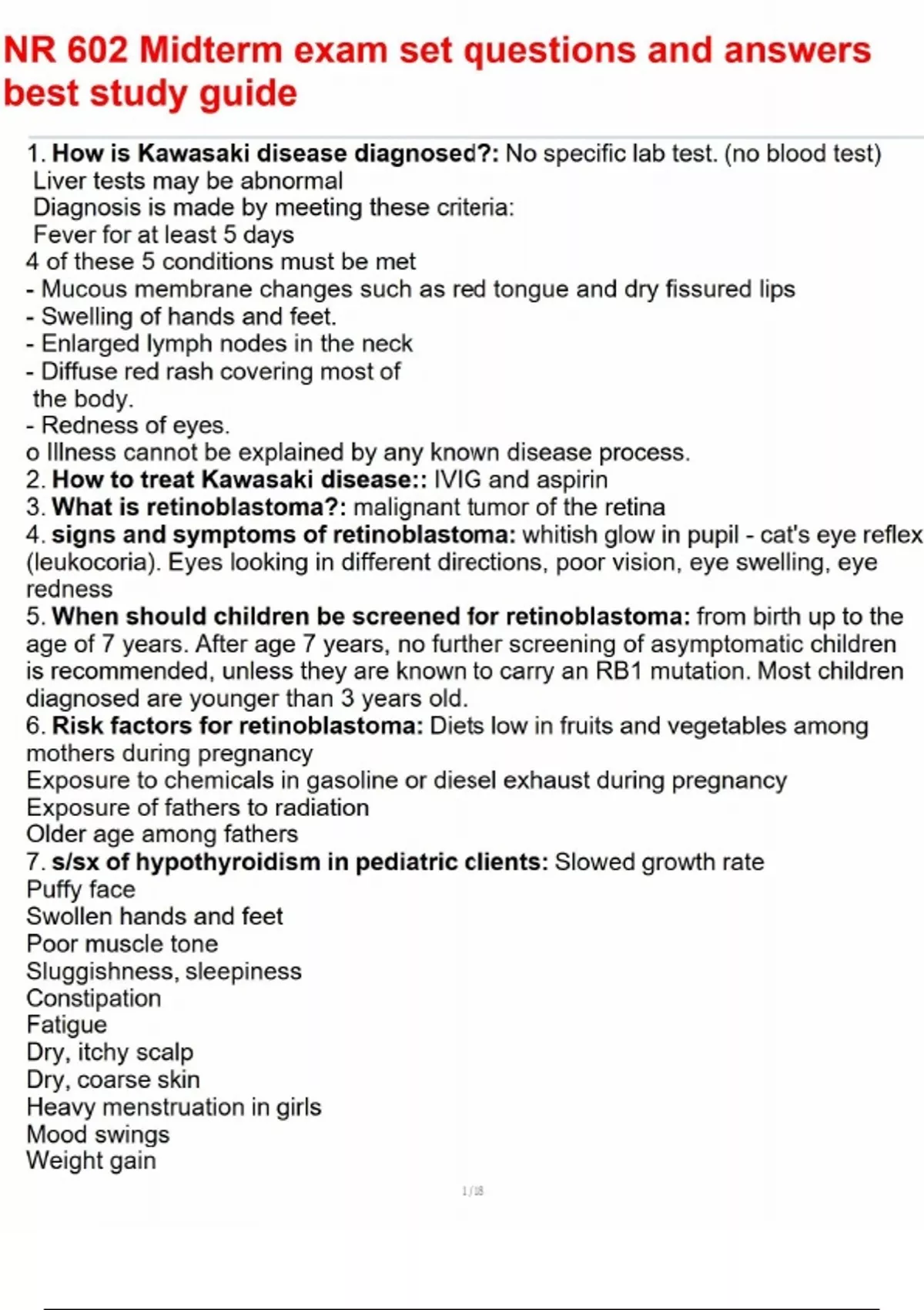 NR 602 Midterm exam set questions and answers best study guide - NR 602 ...