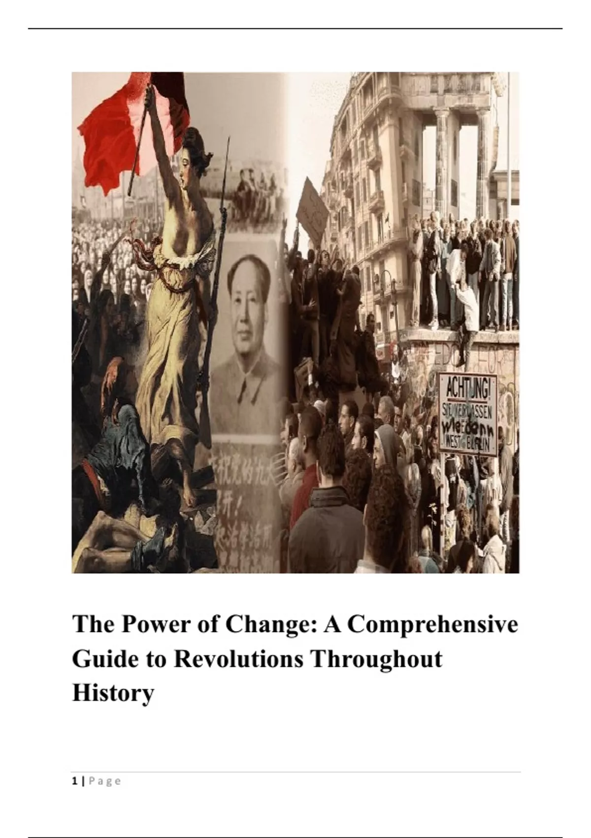 Revolutions Unveiled: Exploring Transformative Movements and Their ...