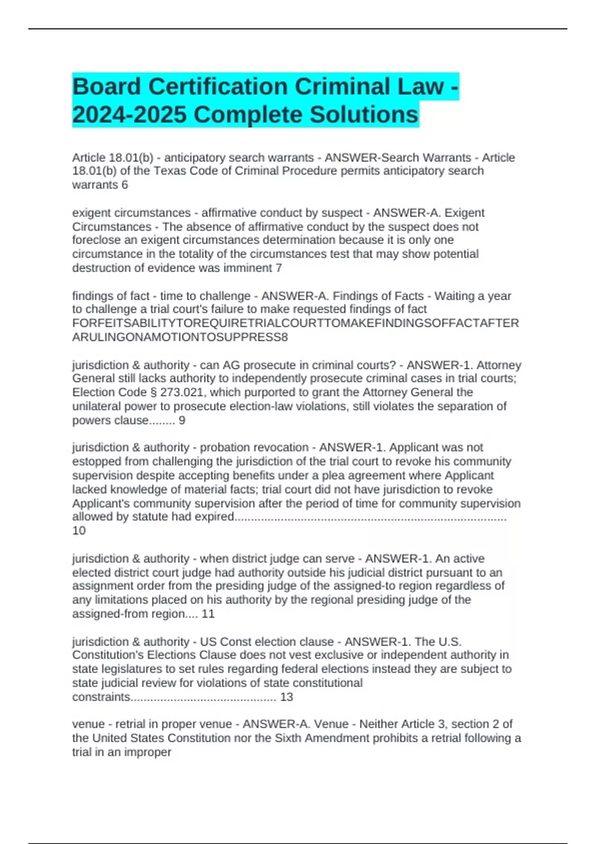 Board Certification Criminal Law - Complete Solutions - Board Certified ...