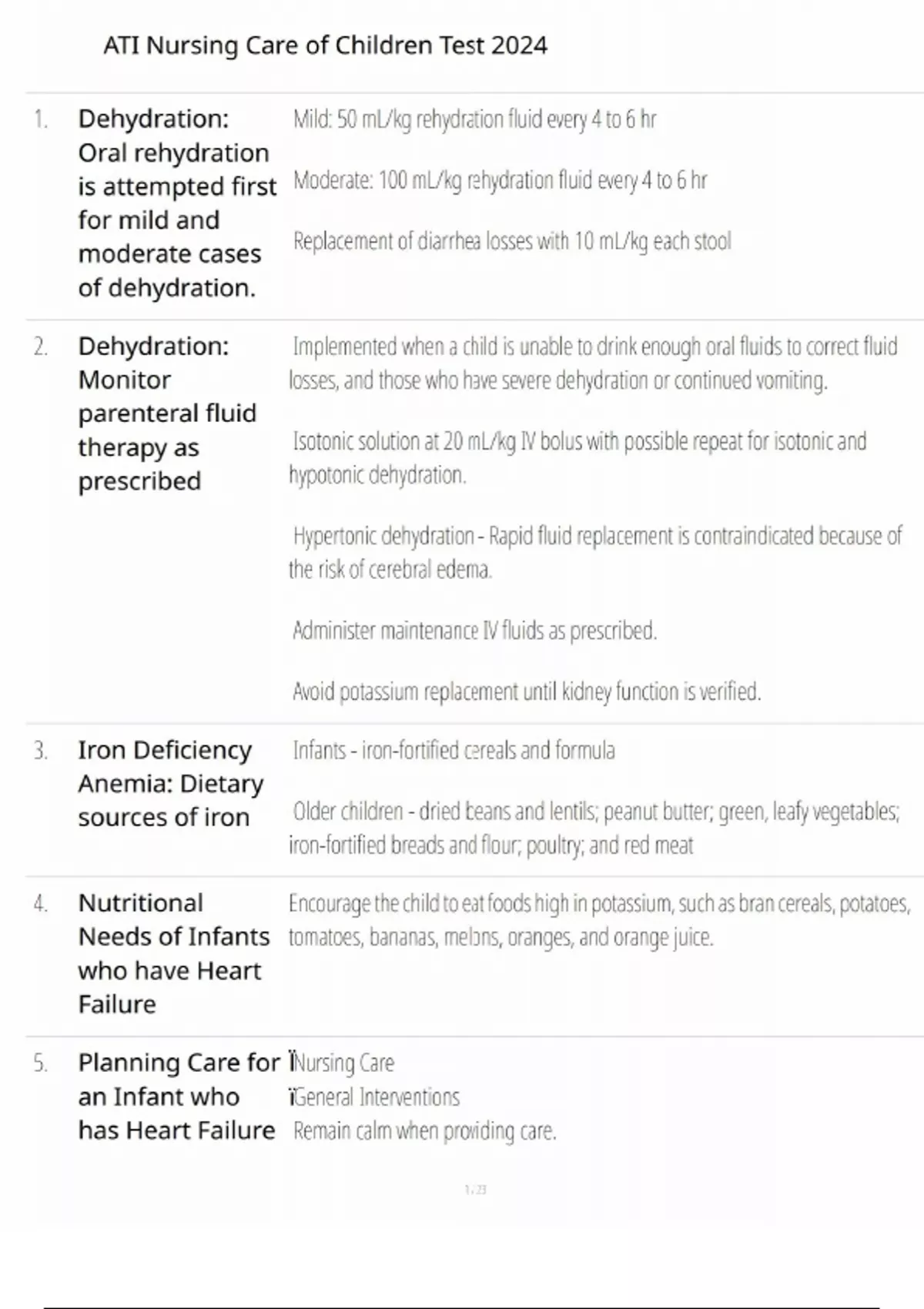 ATI Nursing Care of Children Test 2025 version/ score 100% - ATI ...