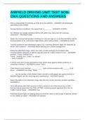 AIRFIELD DRIVING UNIT TEST NON-CMA QUESTIONS AND ANSWERS - AIRFIELD ...