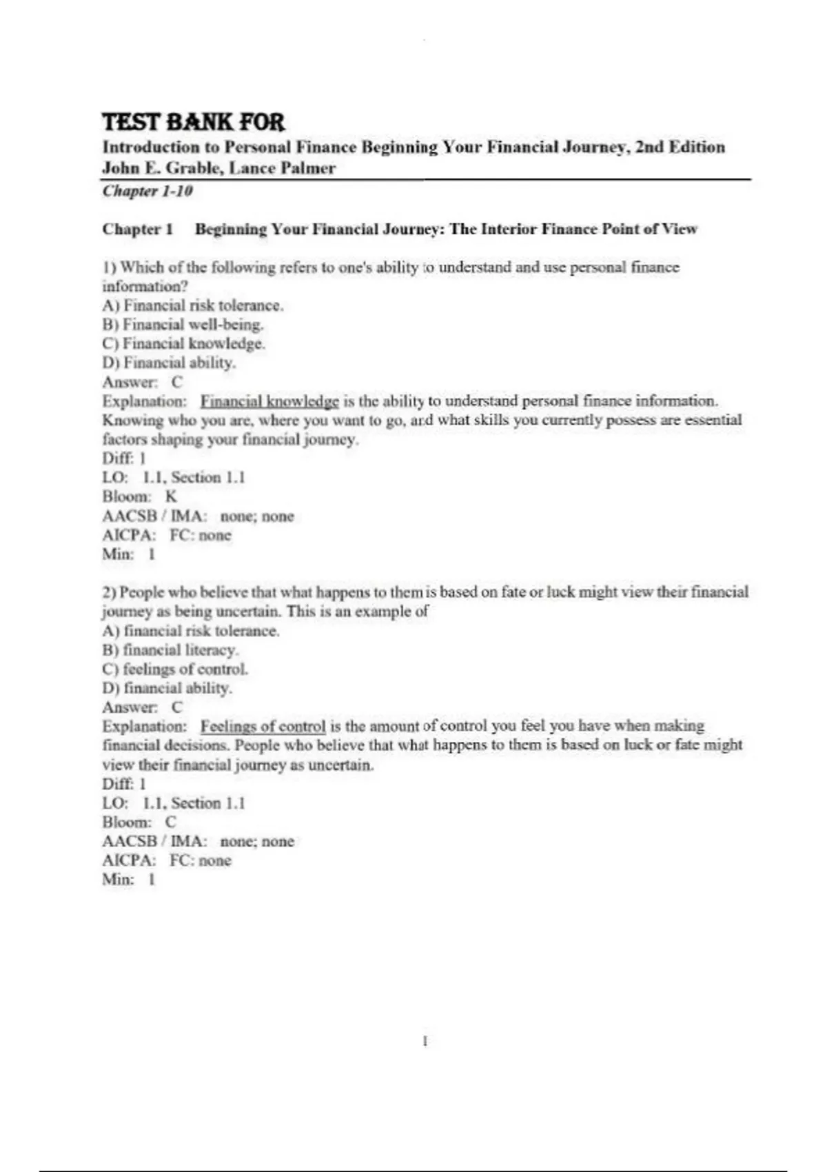 Test Bank For Introductory Statistics, 10th Edition by Prem S. Mann ...