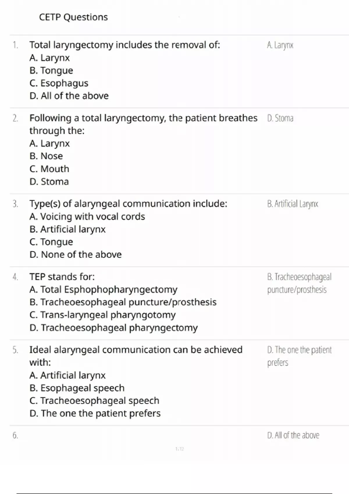 CETP Questions 2025 version/ Update 100% score - Cept - Stuvia US