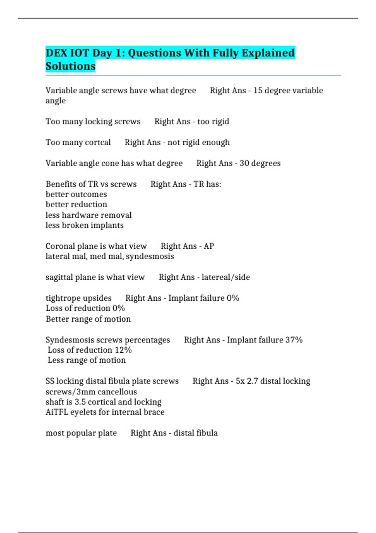 DEX IOT Day 1: Questions With Fully Explained Solutions - DEX IOT ...