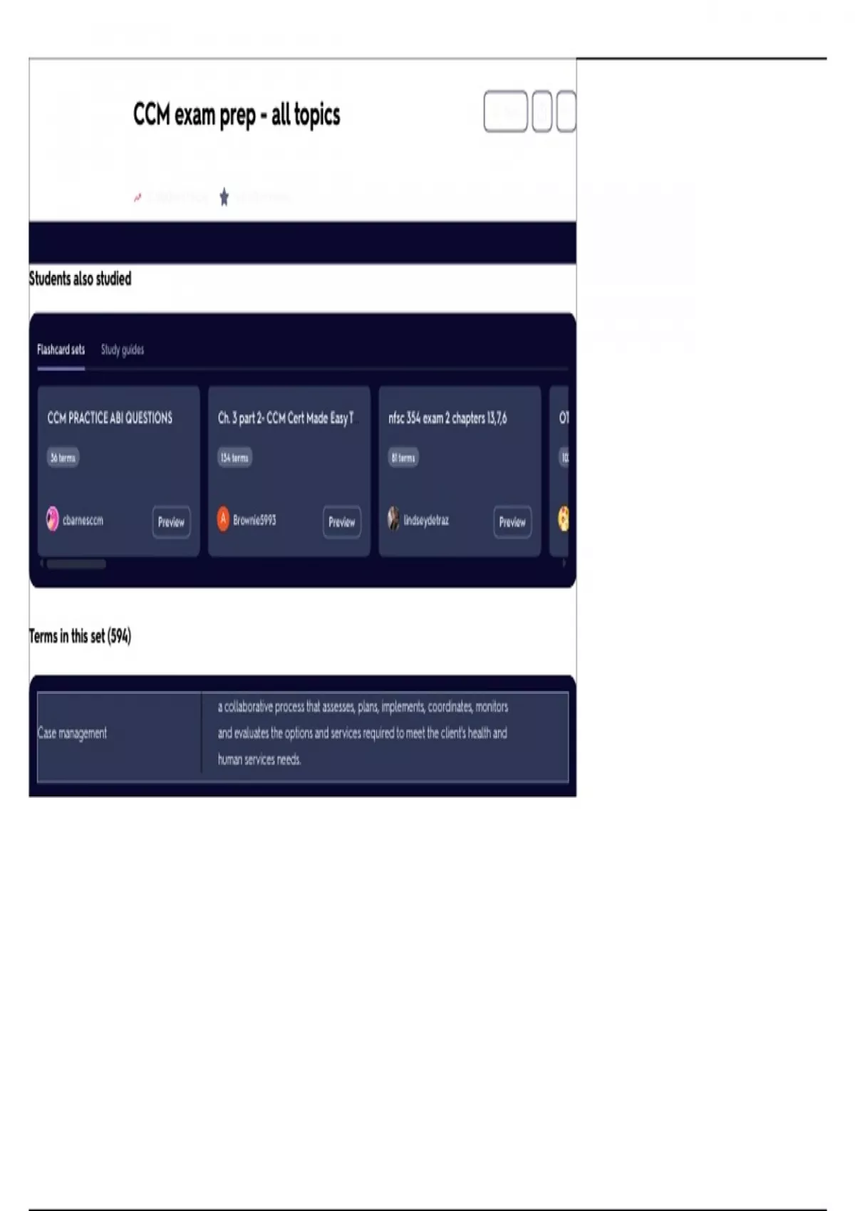 CCM exam prep all topics Flashcards verified questions and answers 2025 ...