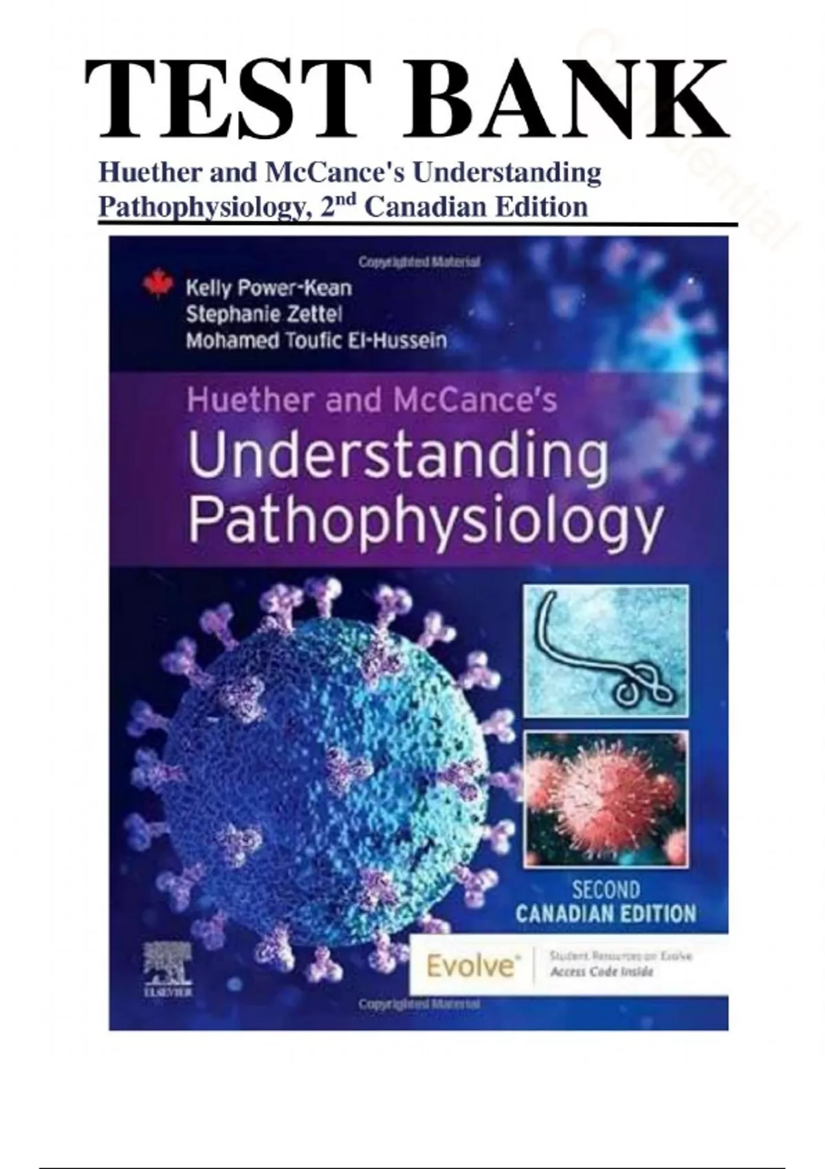 Test bank For Huether and McCances Understanding Pathophysiology ...