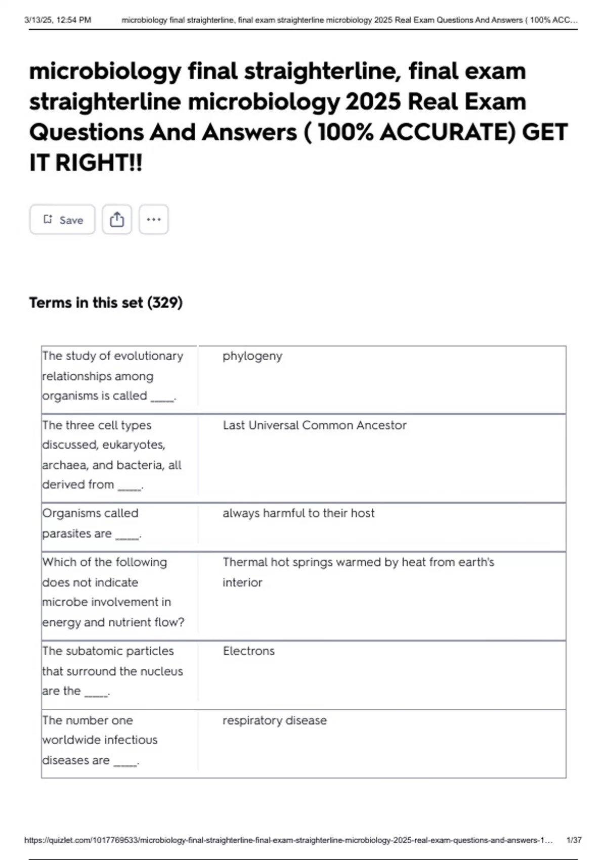 microbiology final straighterline, final exam straighterline microbiology 2025 Real Exam ...