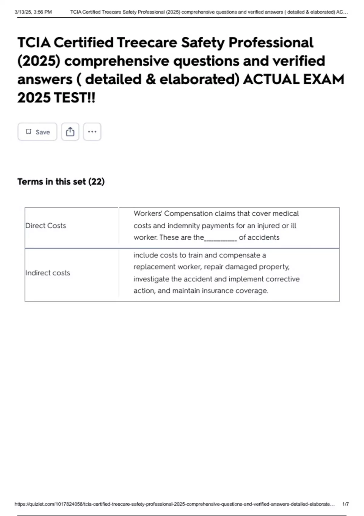 TCIA Certified Treecare Safety Professional (2025) comprehensive ...