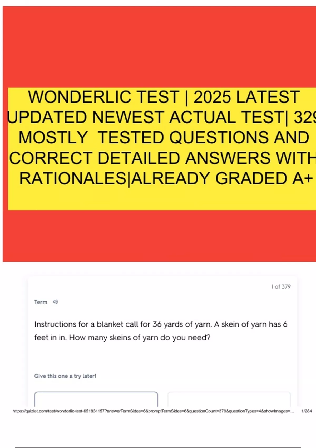 WONDERLIC TEST | 2025 LATEST UPDATED NEWEST ACTUAL TEST| COMPILATION ...