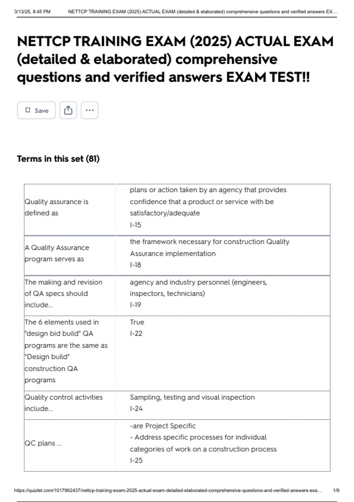NETTCP TRAINING EXAM (2025) ACTUAL EXAM (detailed & elaborated) comprehensive questions and ...