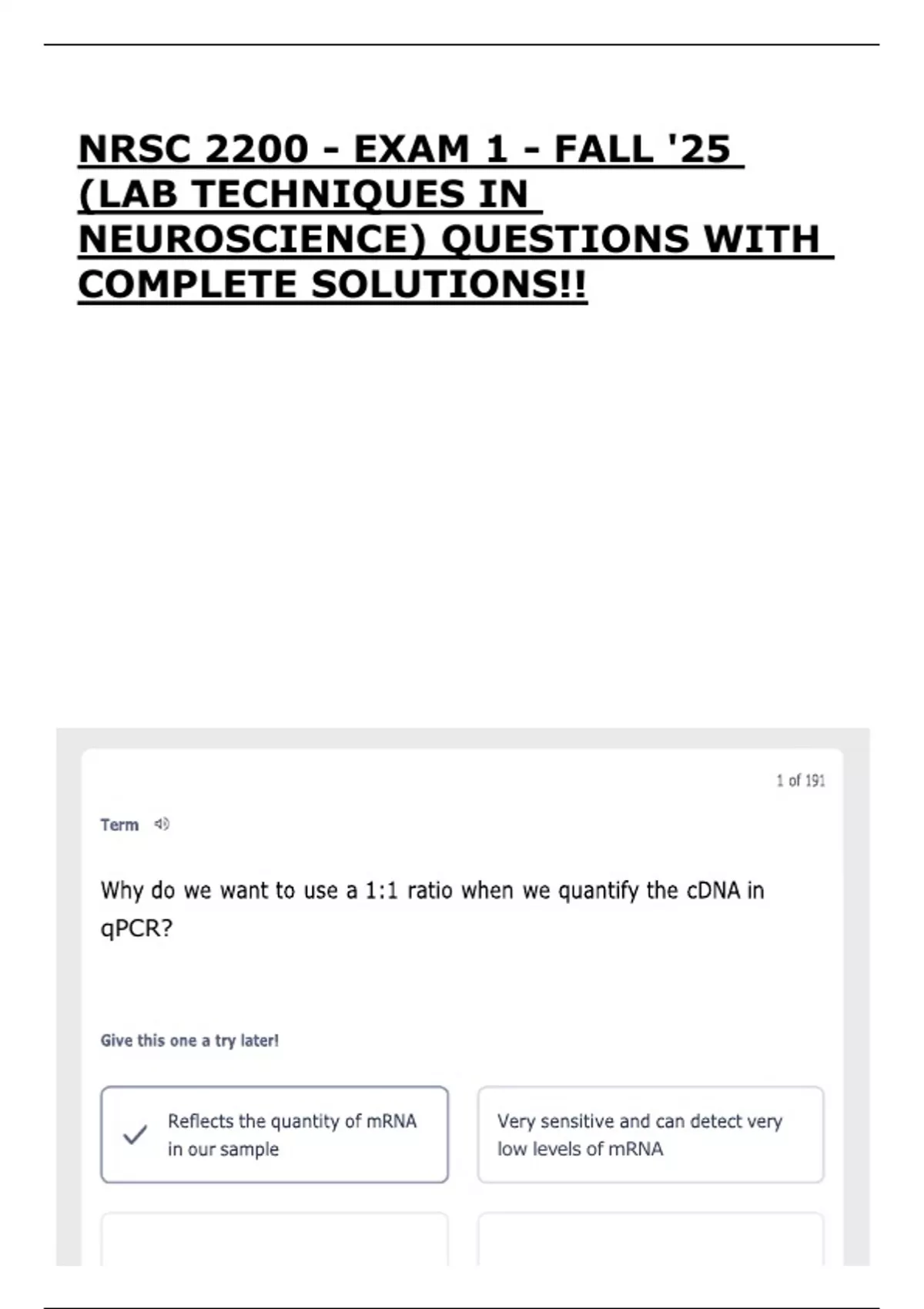 NRSC 2200 - EXAM 1 - FALL '25 (LAB TECHNIQUES IN NEUROSCIENCE ...