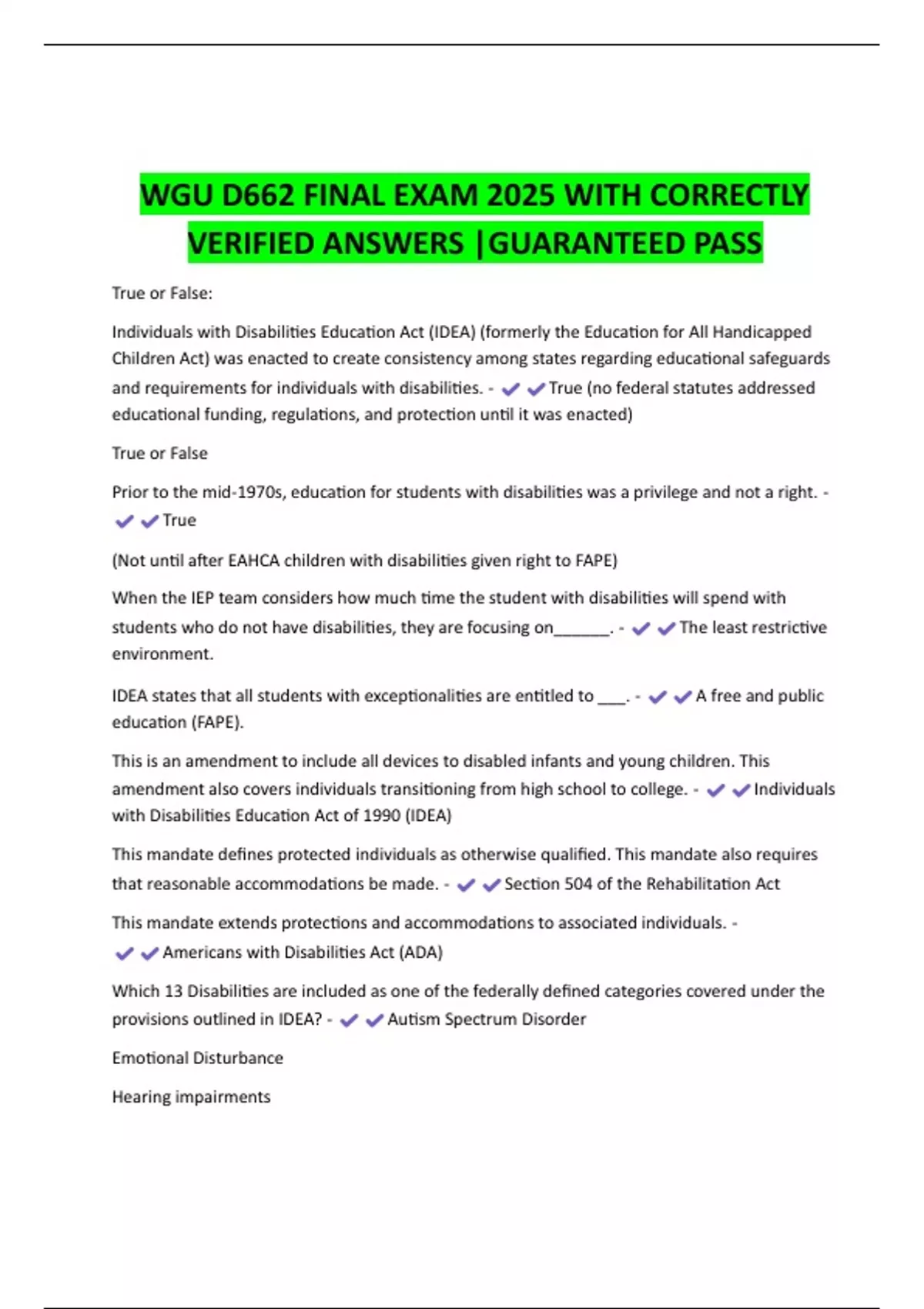 WGU D662 Leadership Blueprint | Verified Answers & Assignments for Top ...