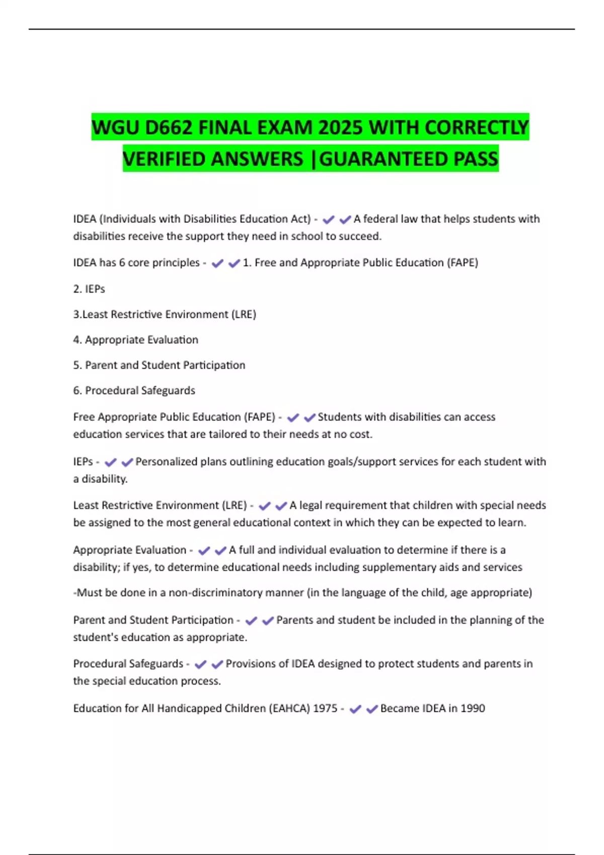 Complete WGU D662 Prep Guide | Leadership Essentials with Verified ...