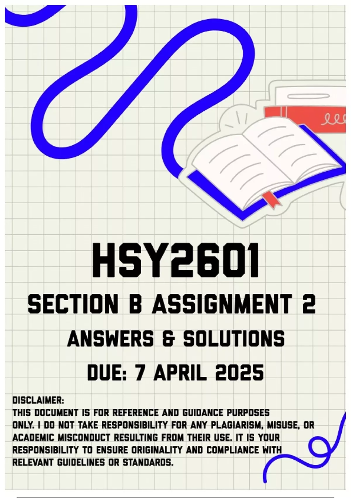 HSY2601 Section B Assignment 2 | Due 7 April 2025 - Power and the ...