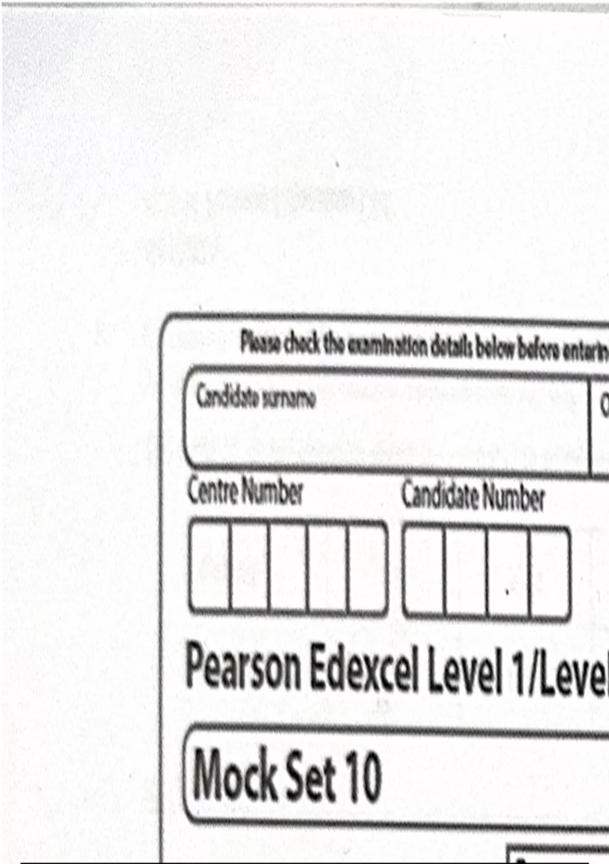 2025 edexcel mock set 10 paper 1H GCSE - Maths - Stuvia UK