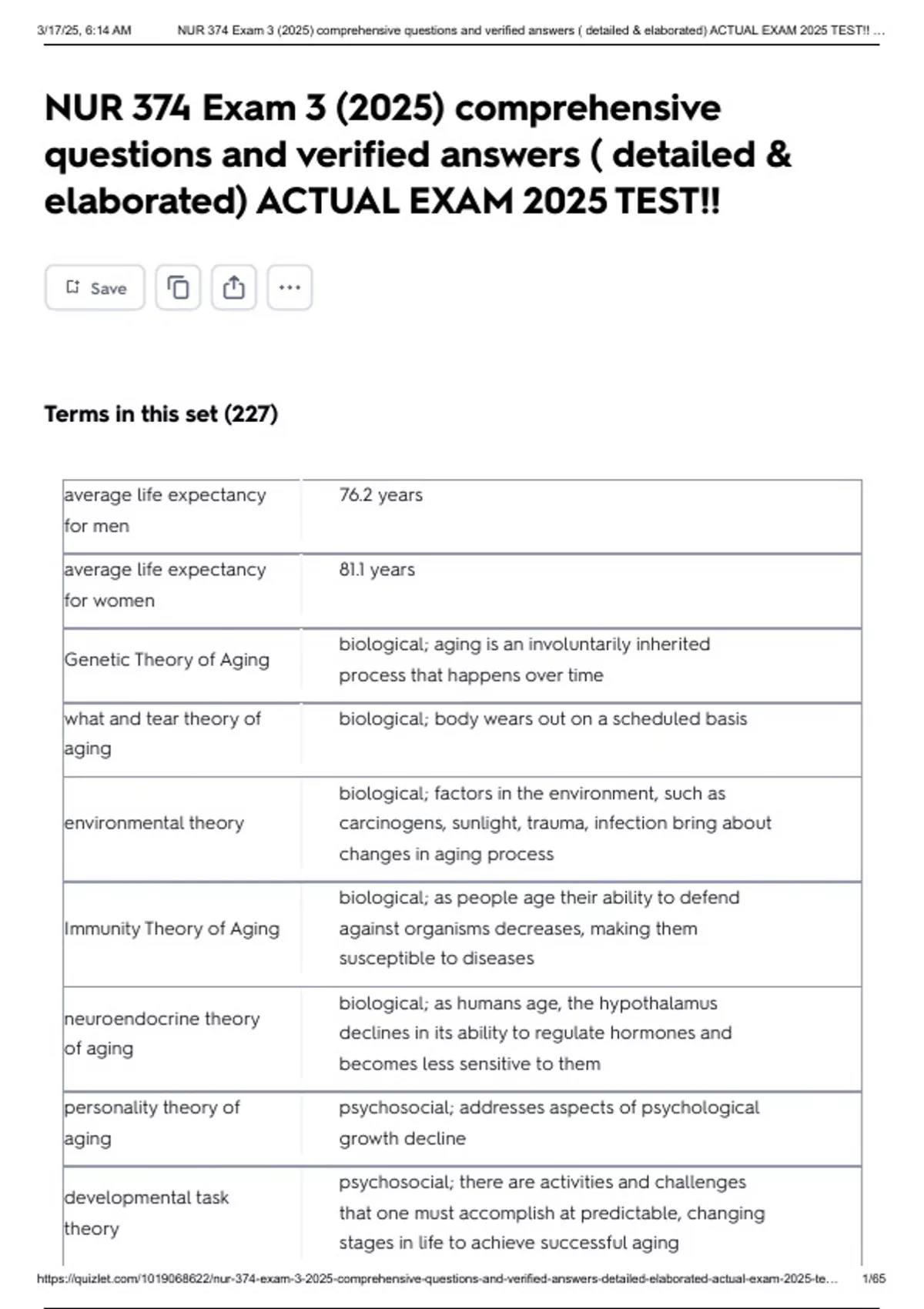 NUR 374 Exam 3 (2025) comprehensive questions and verified answers ...
