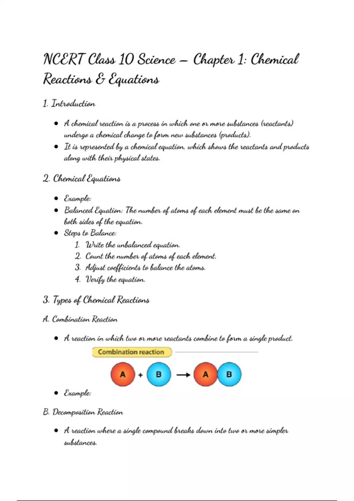 Summary Class 10 Science NCERT Notes: The Ultimate Exam Guide - SST ...