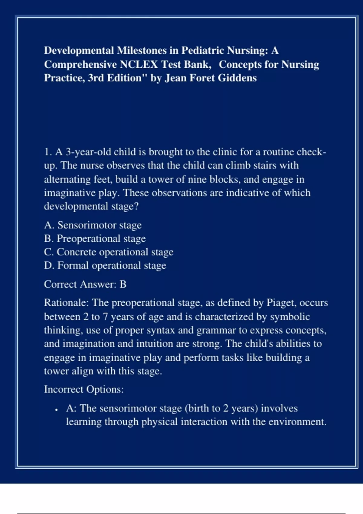 Developmental Milestones in Pediatric Nursing: A Comprehensive NCLEX ...