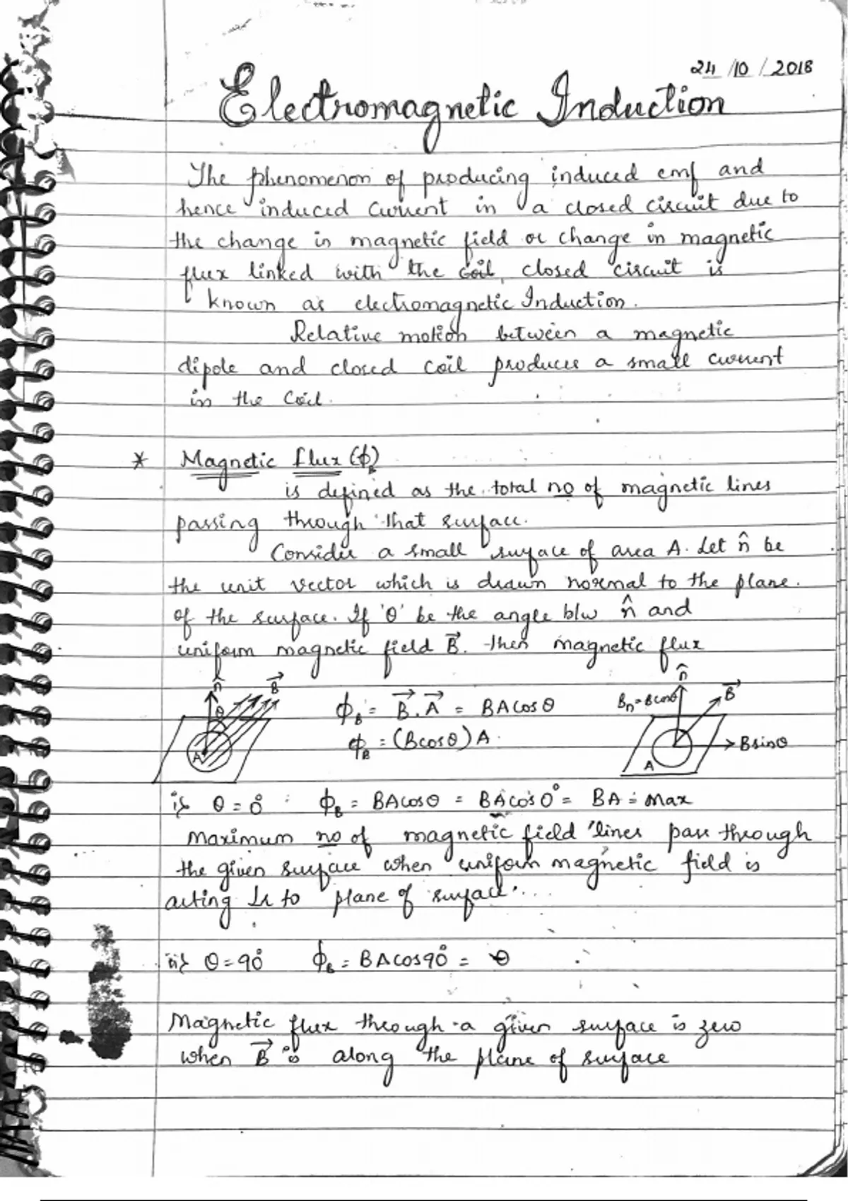 class 12 physics cbse chapter 6:- electromagnetic induction notes ...