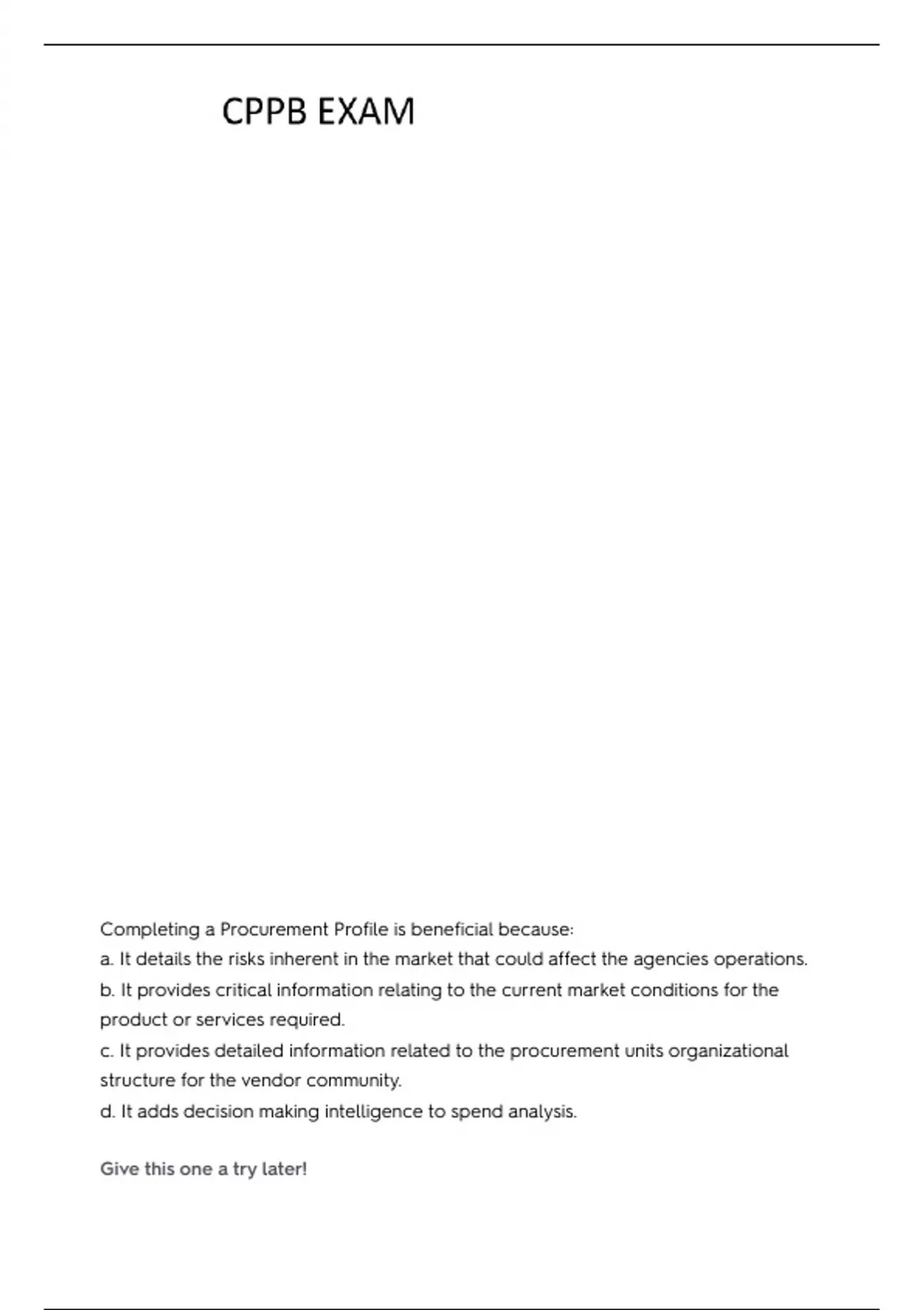 Cppb Exam Questions With Complete Solutions Cppb Stuvia Us