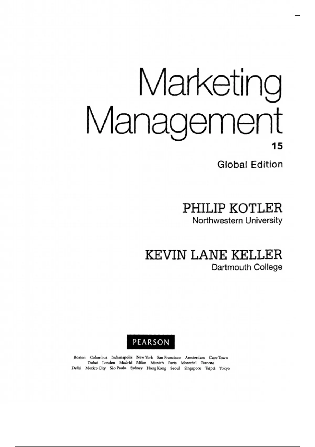 marketing management 15 intermarketing management| 15th international ...